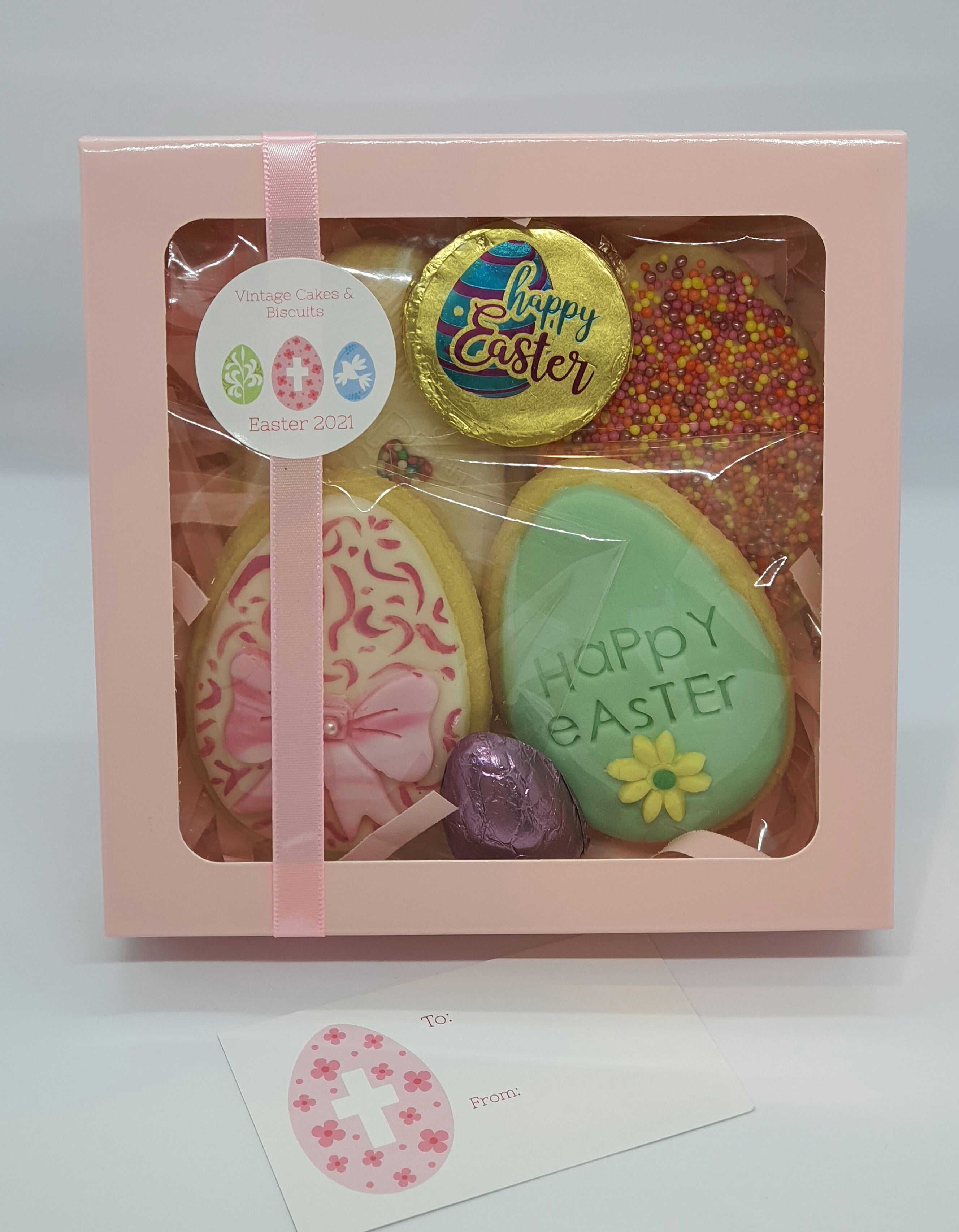Easter box - medium biscuits – Vintage Cakes and Biscuits